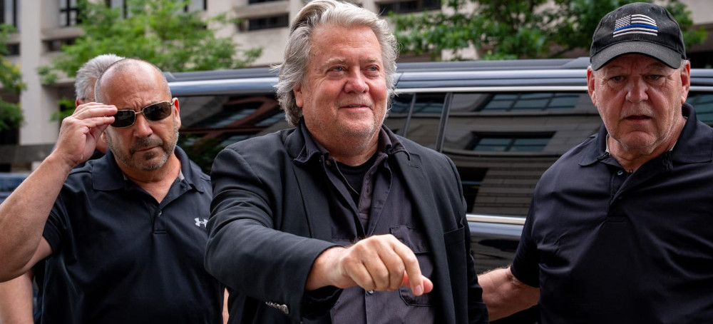 Steve Bannon Still Won’t Shut Up Even as He’s Ordered to Jail