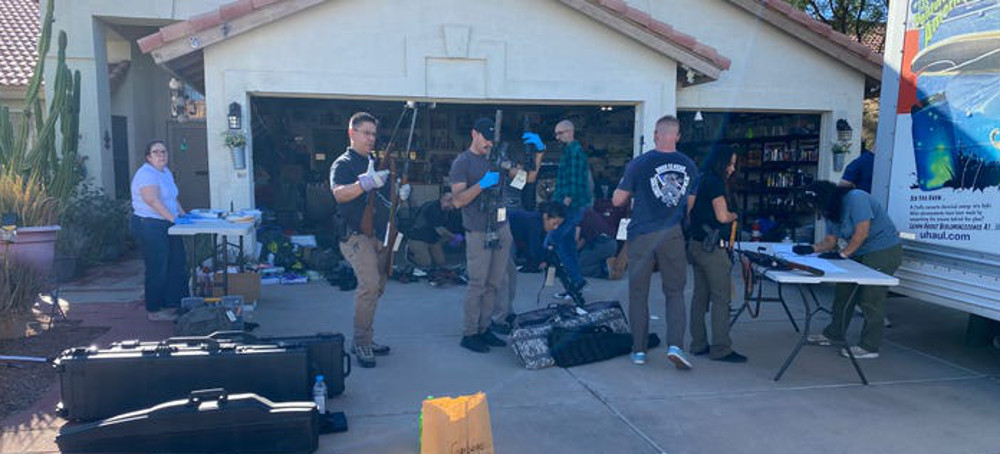 FBI Finds Hundreds of Weapons at Home of Suspect in Arizona Democratic ...