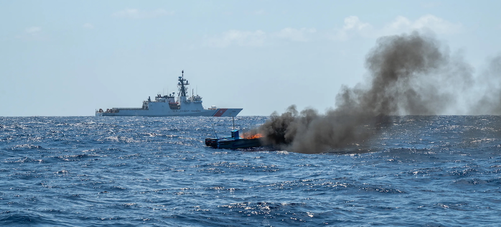 US Military Strikes Alleged 'Drug Vessel' From Venezuela in Caribbean ...