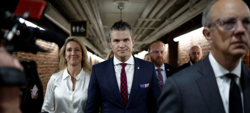 Hegseth Brought His Wife to High-level Foreign Meetings Where Sensitive Information Was Shared ...
